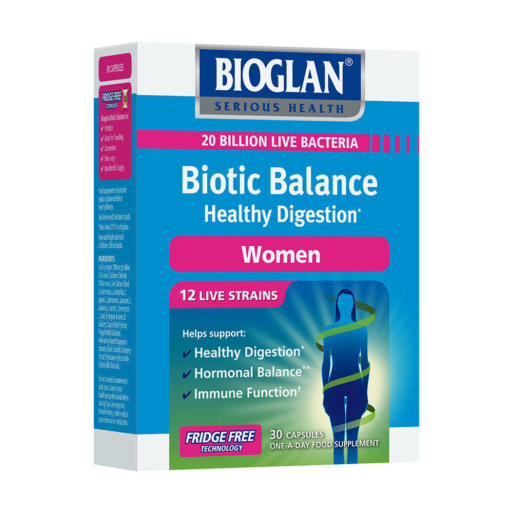 Bioglan Biotic Balance Healthy Digestion for Women - 30 Capsules EXP 12/22 for sale online | eBay UK