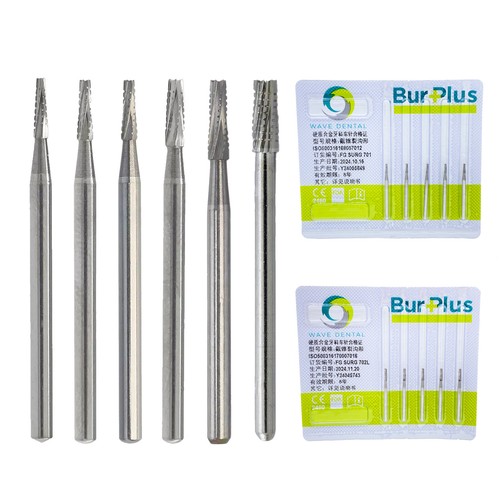 Wave Dental Carbide Surgical Burs FG SURG 701 701L 702 702L 703 High ...