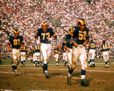NFL 1957 Los Angeles Rams Dick Daugherty Ken Panfil Paul Miller 8 X 10 ...