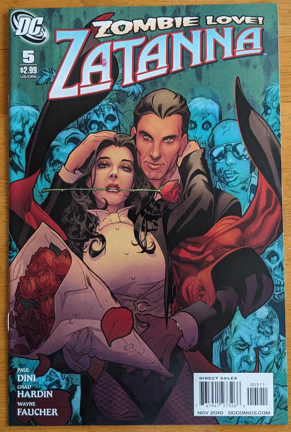 Zatanna #5 (DC Comics, 2010) Paul Dini Stephane Roux Combo SH Bagged ...