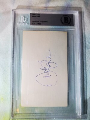 David Cone Signed Autograph Index Card YANKEES BAS COA Slabed !! | eBay