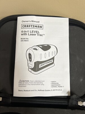 Craftsman 4 In 1 Beam Self Leveling Laser w/ Laser Track | eBay