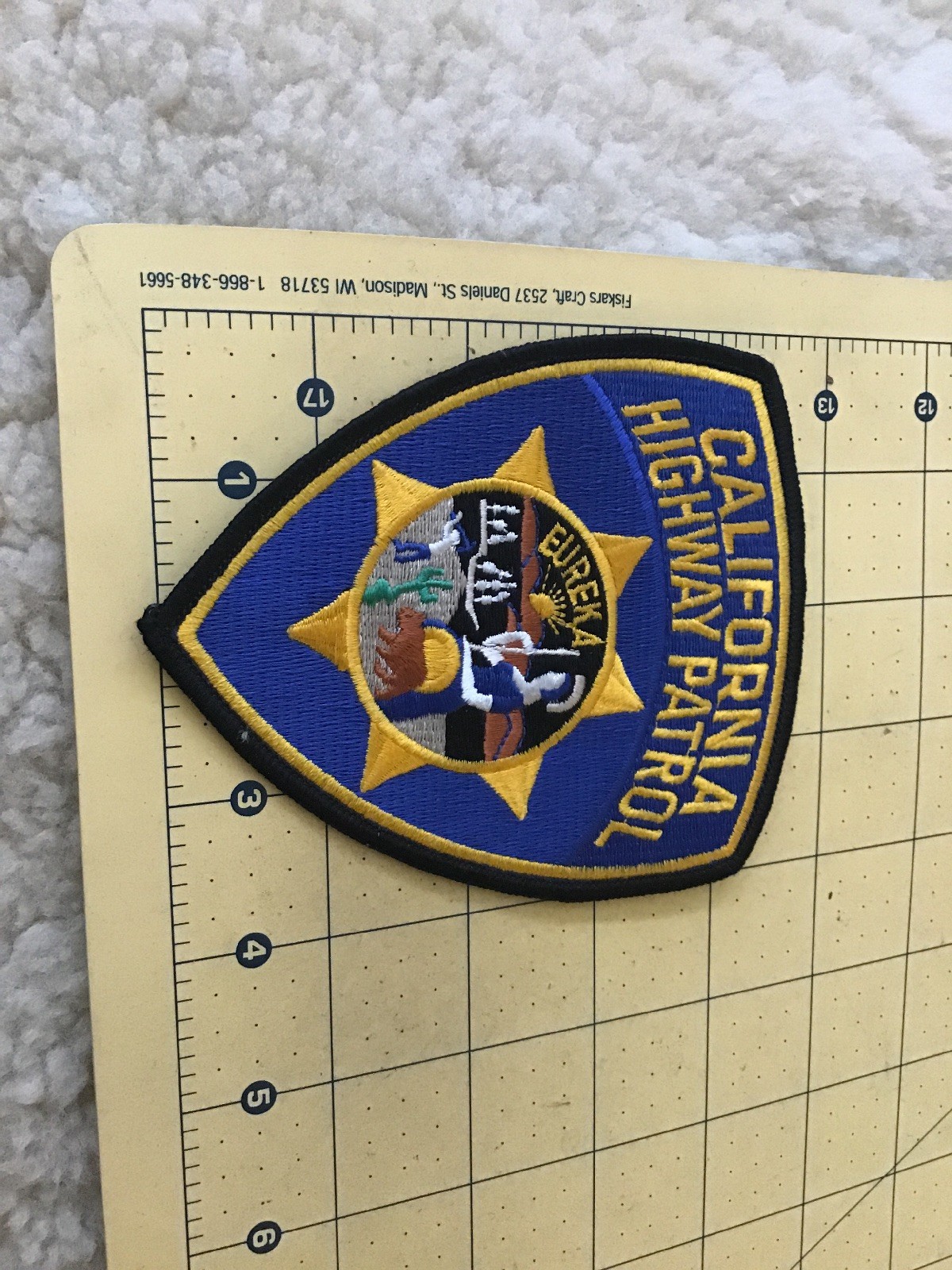 California Highway Patrol Eureka CHP Office police patch | eBay