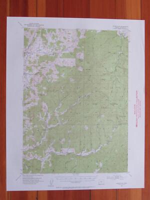 Dixonville Oregon 1956 Original Vintage USGS Topo Map | eBay