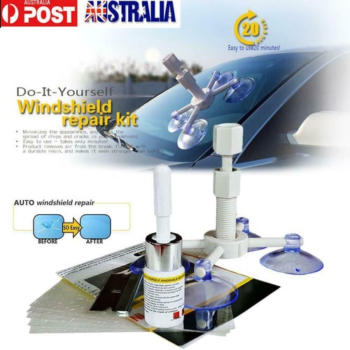 Car Windscreen Windshield Repair Tool Set DIY Wind Glass For Chip Crack ...