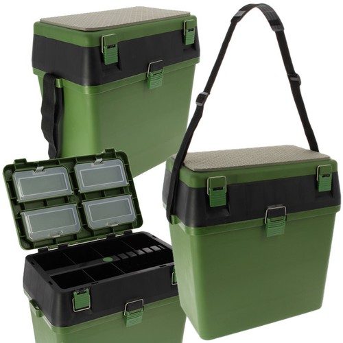 NGT FISHING SEAT BOX COARSE CARP SEA FISHING WITH STORAGE TACKLE BOXES ...