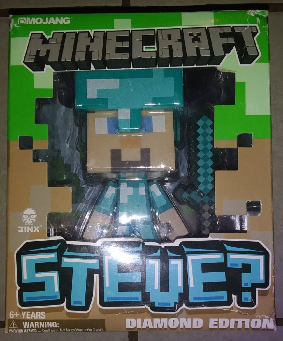 Minecraft Exclusive Diamond Steve SDCC 2022 Mattel Minecraft Diamond