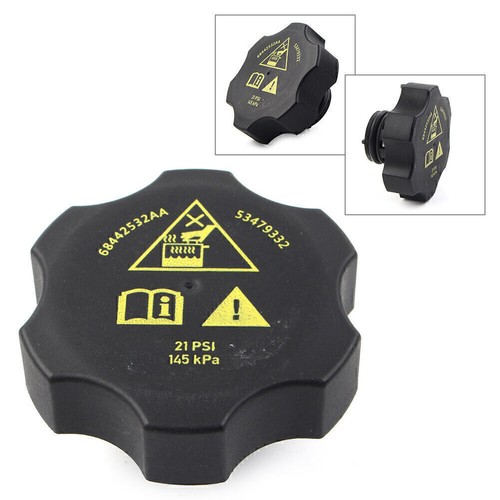 1x Black Radiator Coolant Recovery Bottle Cap ABS 68249136AA | eBay
