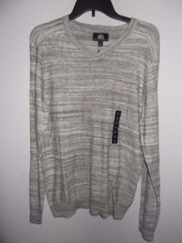 ROCK & REPUBLIC - MEN - SWEATER - V-NECK - SILVER - SIZE LG (AC-25 ...