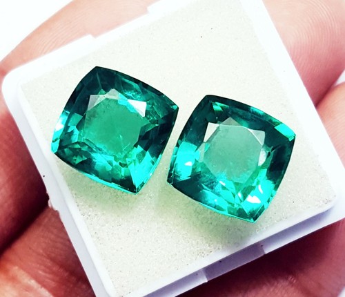 8 To 10 Ct Loose Gemstone Natural Grandidierite Pair Bluish Green ...