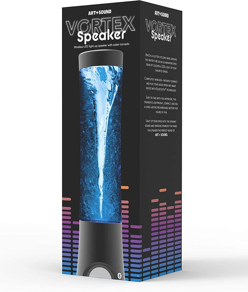 ART+SOUND Vortex Tornado TWS Bluetooth Speaker, 7 LED Light Show, Portable Speak | eBay