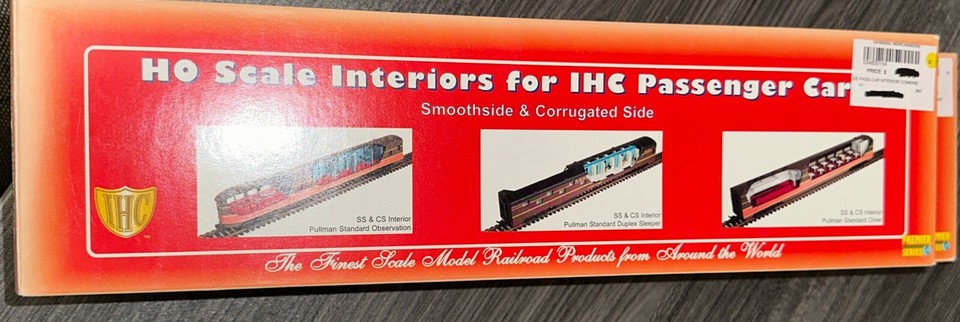 IHC HO Scale #20154 Combine Passenger Car Interior for SS & CS Cars NIB ...