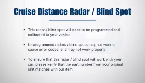 15-23 Mercedes C 300 43 63 Cruise Control Distance Sensor Radar ...