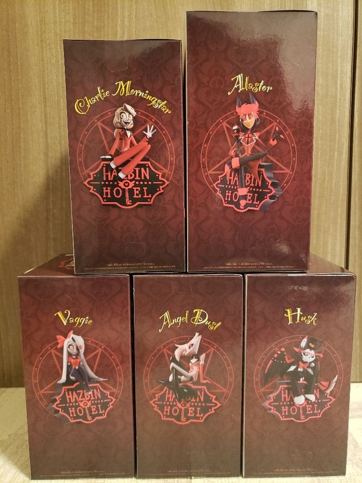 Hazbin Hotel Husk Angel Vaggy Alastor Charlie Figure | eBay.de