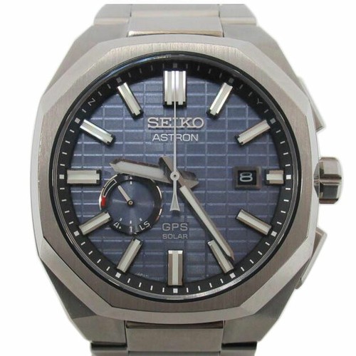 Seiko Astron Sbxd013 Gps Solar Titanium Blue Dial 41mm Grade SA Used Watch Men's | eBay
