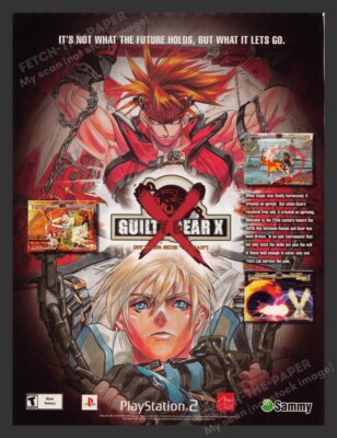 Guilt Gear X Video Game 2000s Print Advertisement Ad 2001 | eBay