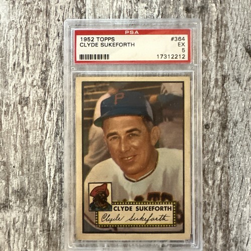 1952 Topps #364 Clyde Sukeforth Pirates PSA 5 - EX | eBay