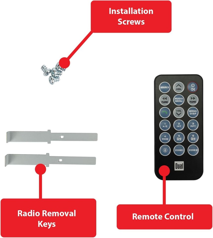 Caterpillar Tractor Radio | Bluetooth | USB | Plug N Play Harness ...