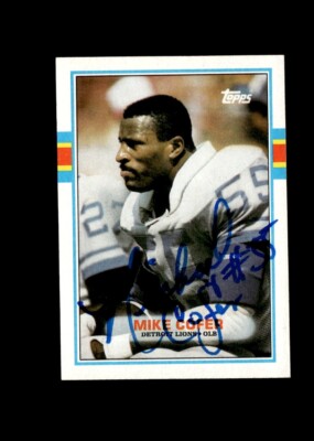 Mike Cofer 1989 Topps Lions authentic autographed card | eBay