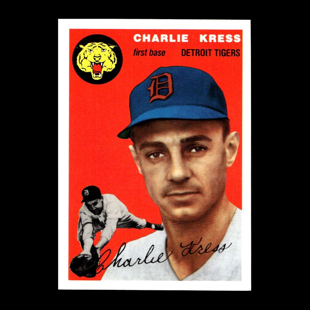 Charlie Kress 1994 Topps Archives 1954 Rookie Detroit Tigers #219 NM+ 2 ...