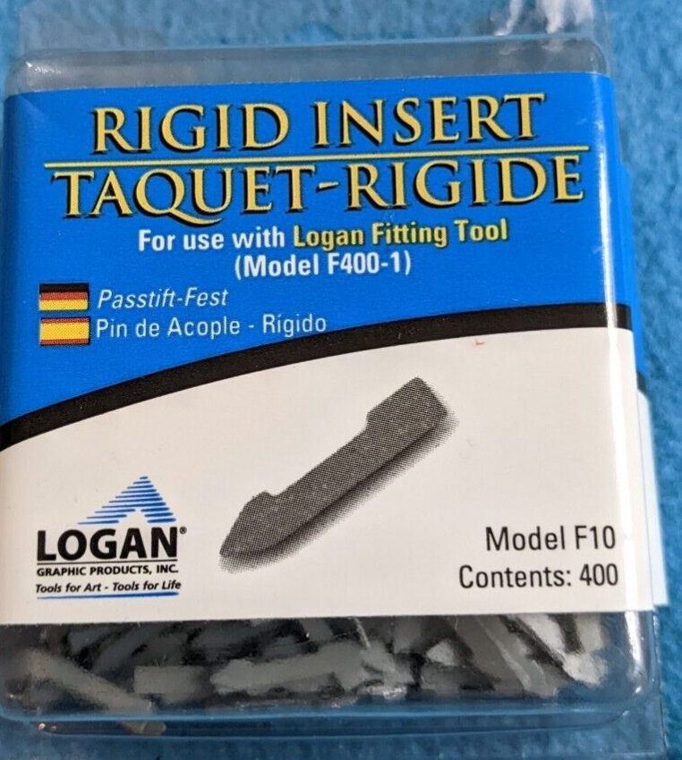Logan Graphic Products Rigid Insert F10 (1)Pack of 400 New Sealed | eBay