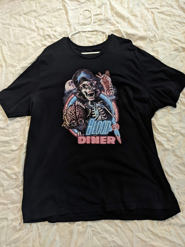 Gutter Garbs Blood Diner Shirt 3XL Rare OOP - Gem