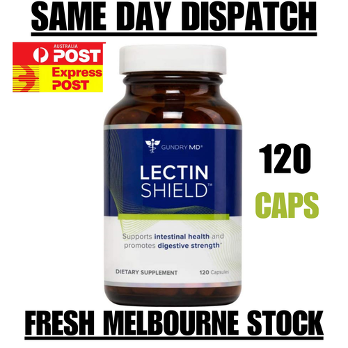LECTIN SHIELD Gundry MD 120 Capsules Intestinal Health & Digestive ...