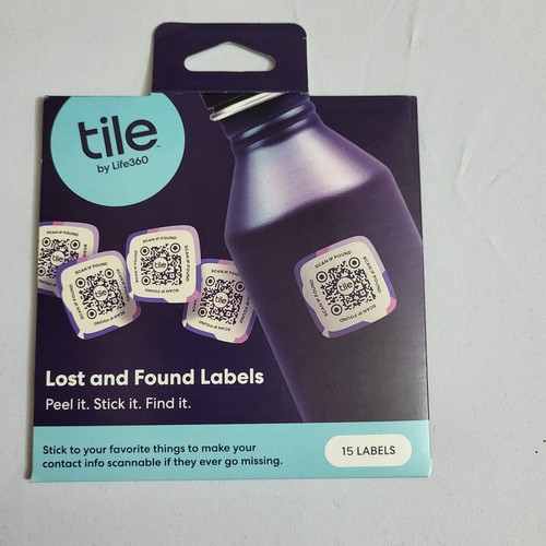 Tile By Life 360 - Lost and Found Labels - 15 Labels - Brand New | eBay