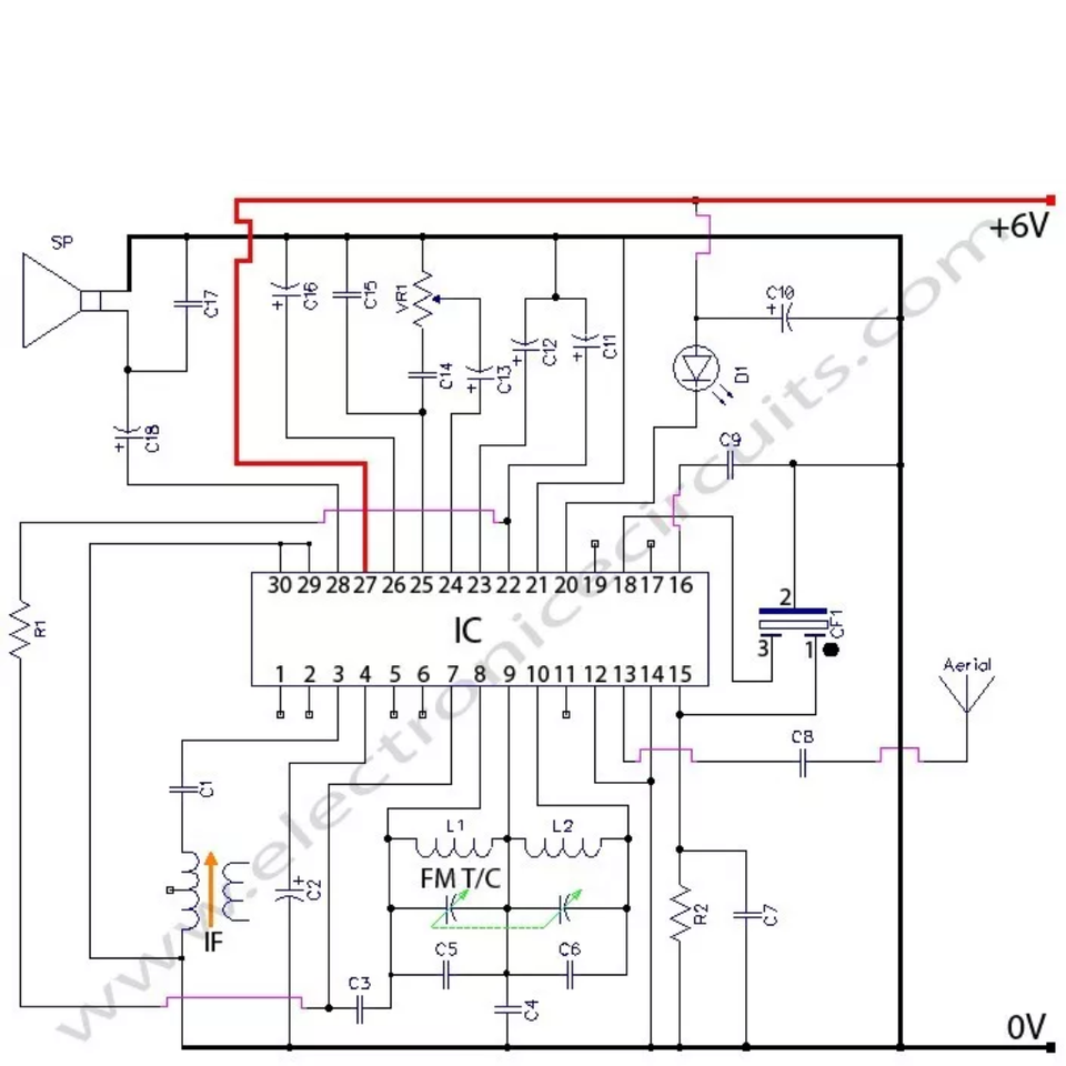 CXA1619 IC Mono FM Radio Parts DIY PCB 88-108MHz Amplifier Student ...