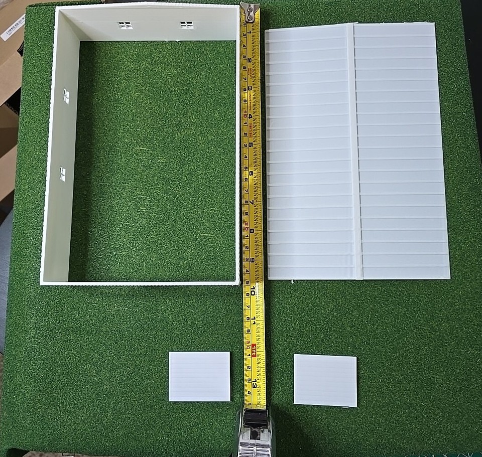 N Scale 1/160 3d Printed MEGA Warehouse Building 2 Pull Thru Doors For ...