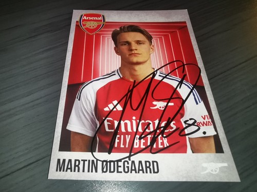 martin odegaard hand signed Arsenal Club autograph card | eBay