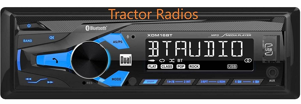 Plug & Play Kubota Tractor Radio AM FM Bluetooth RTV 1100 RTX 1100C ...