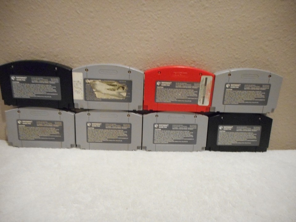 Lot of 8 - Nintendo 64 N64 Game Cartridges - Authentic and Tested | eBay