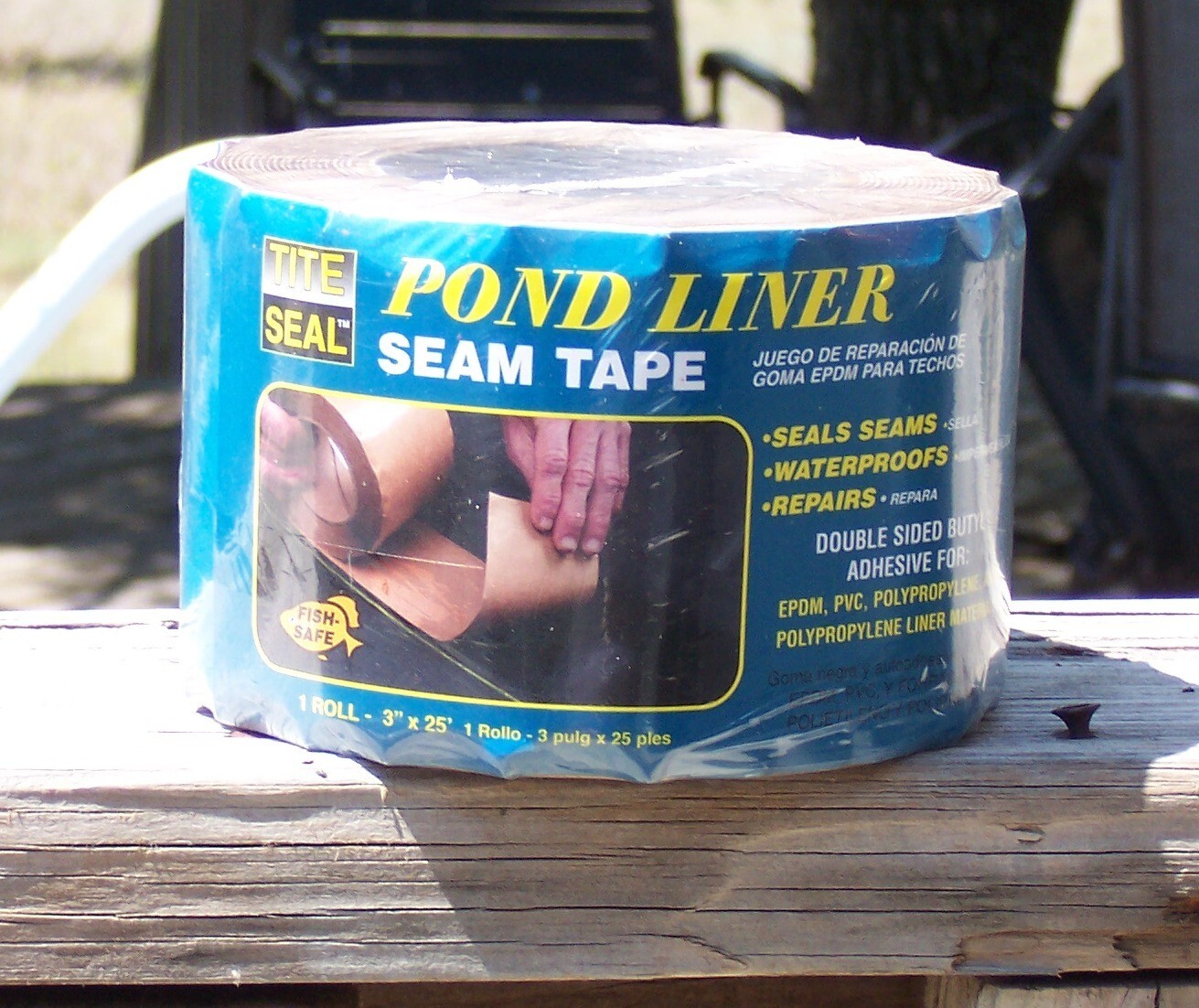 Tite Seal Pond Liner Seam Tape Double Sided Adhesive 3" x 25' - New! | eBay