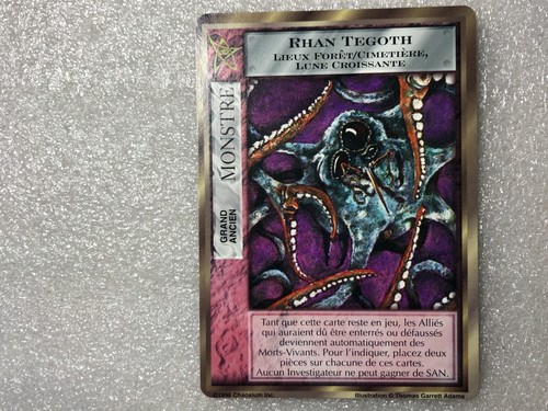 CCG Card MYTHOS Carte RHAN TEGOTH Monstre Limited Edition Limitée ...