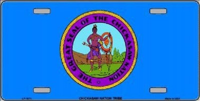 Aluminum License Plate Native American Flag Chickasaw Nation NEW | eBay