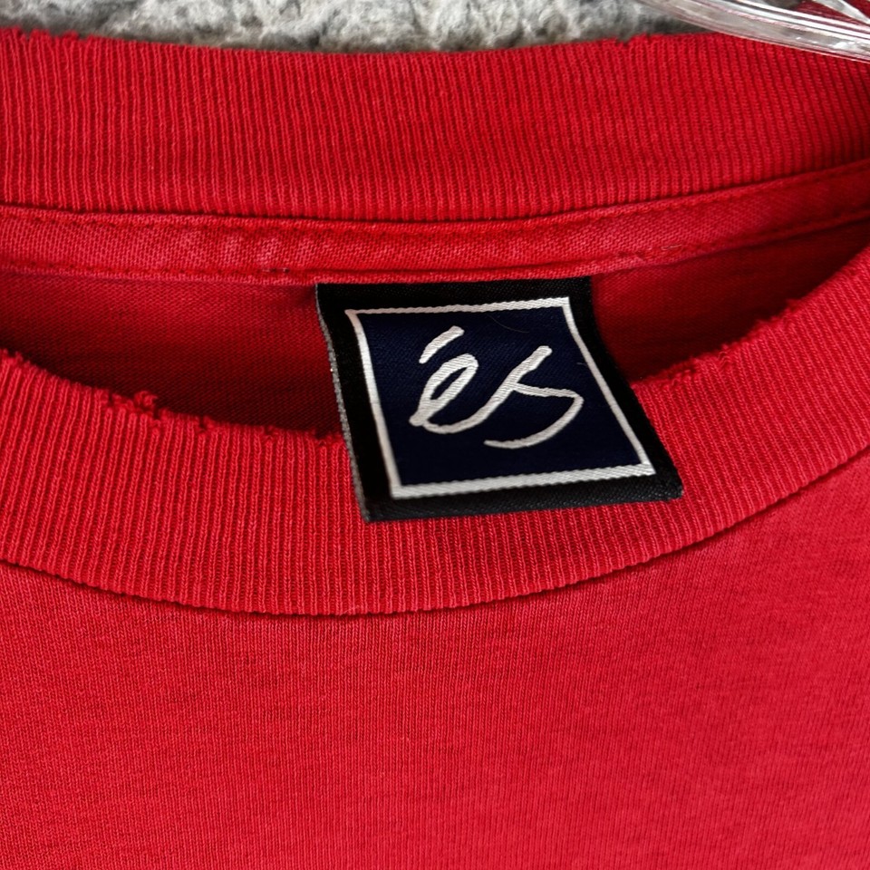 ES Skateboard Vintage Long Sleeve Y2K T Shirt Size Large 90s | eBay
