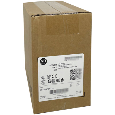New Sealed AB 25A- D4P0N114 /B PowerFlex 523 AC Drive 1.5kW 2HP Fast ...