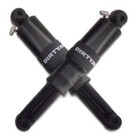 Dirty Air Black Rear Aluminum Air Ride Shocks 1991-2017 Harley Dyna | eBay