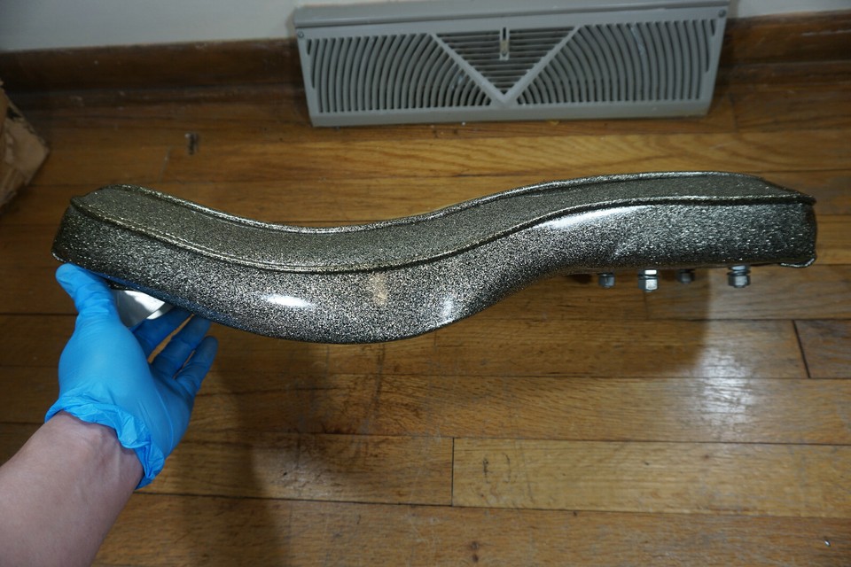 NOS Custom Low Profile Gold Metal Flake Chopper Seat, Ironhead ...