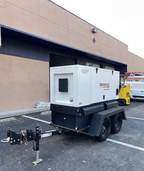 Generac Magnum 45 KVA Rental Grade Mobile Generator, T4F - No DEF! | eBay