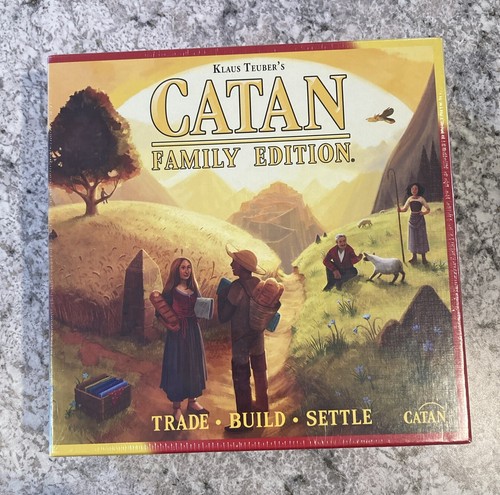 Catan Family Edition Board Game Trade Build Settle Brand New & Sealed ...