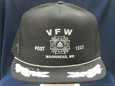 trucker hat baseball cap VFW POST MOORHEAD MN retro style coo nice rare ...