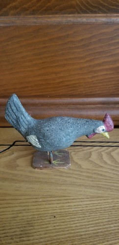 Antique marked Germany papier paper MACHE wood German rooster figure ...