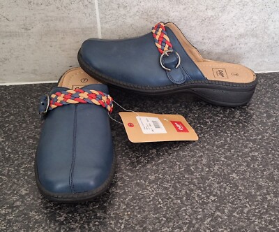 NEW * COTTON TRADERS * SLIP ON CLOGS FLEXI COMFORT SHOES (CUSHIONED) UK ...