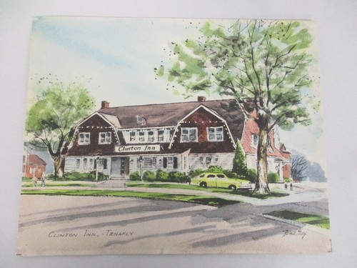 VINTAGE PRINT OF THE ORIGINAL CLINTON INN TENAFLY NJ | eBay