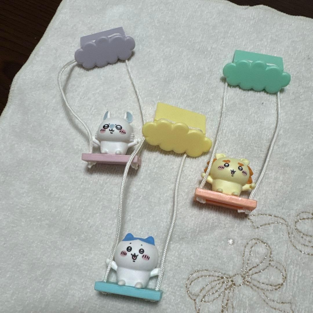 Chikawa Gacha Set with Swing, Shisa, Hachiware, Momonga, New | eBay UK
