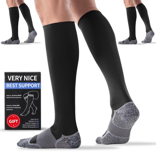 Medical Compression Socks 20-30 mmHg for Men Women (3 Pairs) - Best ...