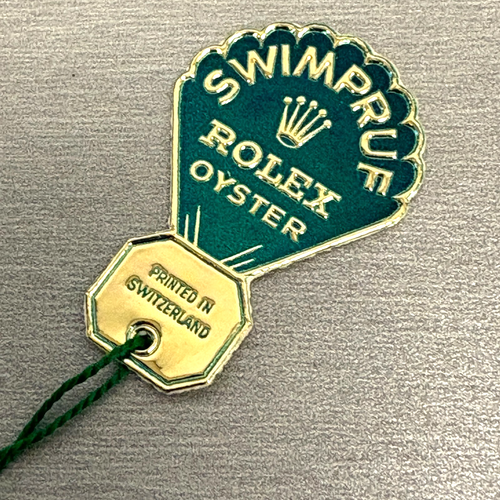 Rare Early Vintage Rolex Oyster Swimpruf Rolex Geneve Hang Tags | eBay