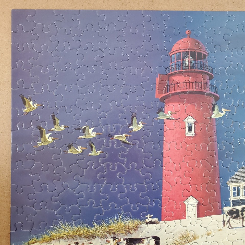 Charles Wysocki Beach Bums 300 PC Puzzle Hasbro EZ Grasp COMPLETE | eBay